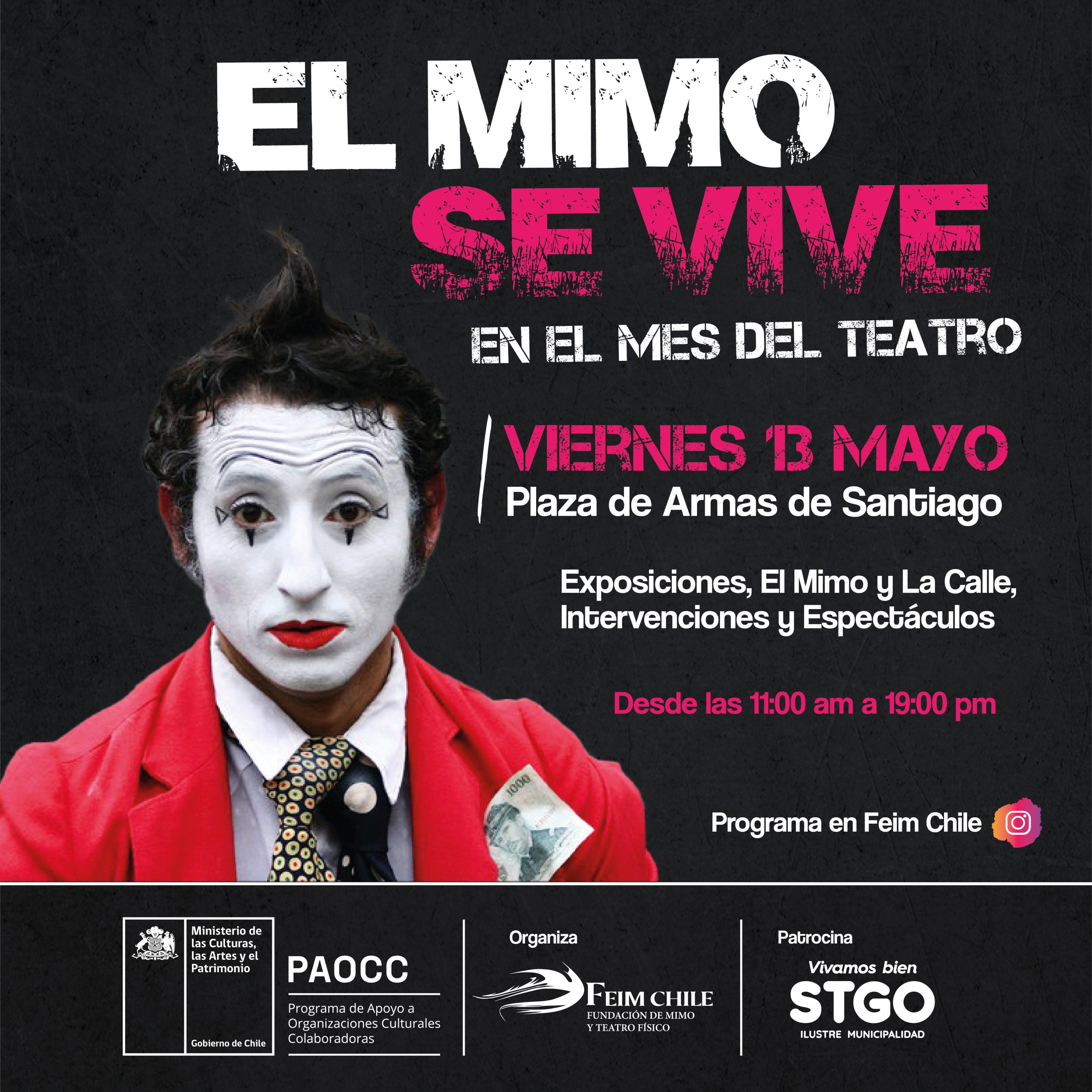 «El Mimo se Vive en el Mes del Teatro»: Exposiciones, intervenciones y ...