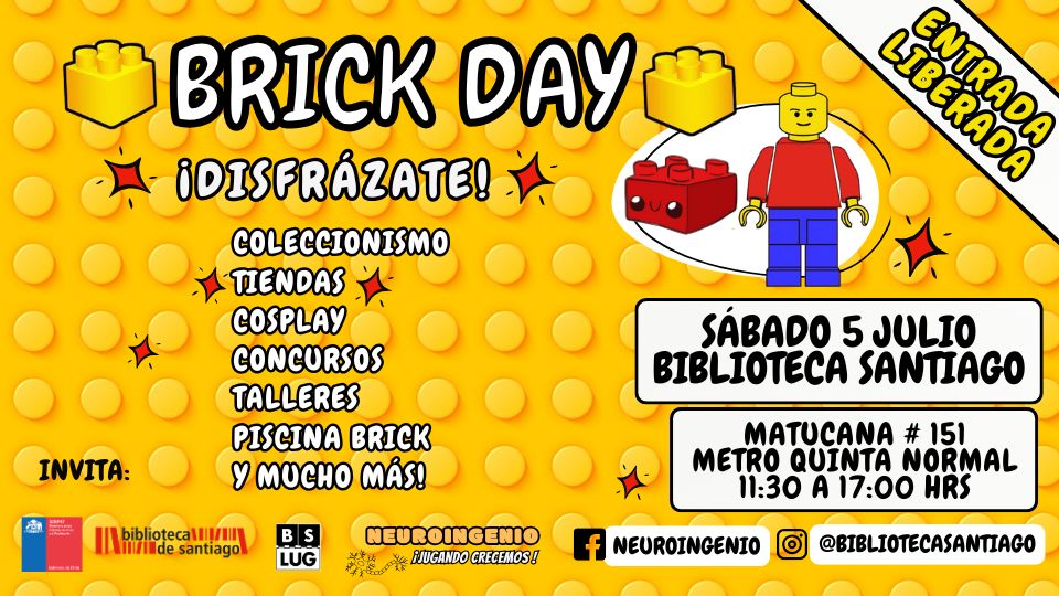 «Brick Day» llega a la Biblioteca de Santiago para celebrar la ...